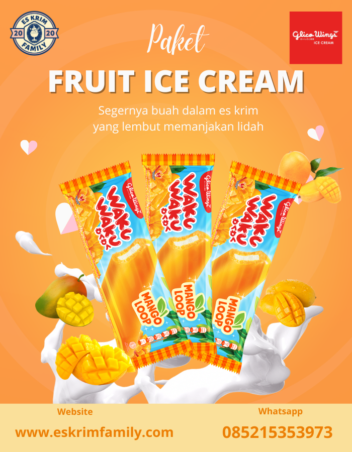 Paket Es Krim Glico Wings Waku-Waku Rasa Buah! - ES KRIM FAMILY